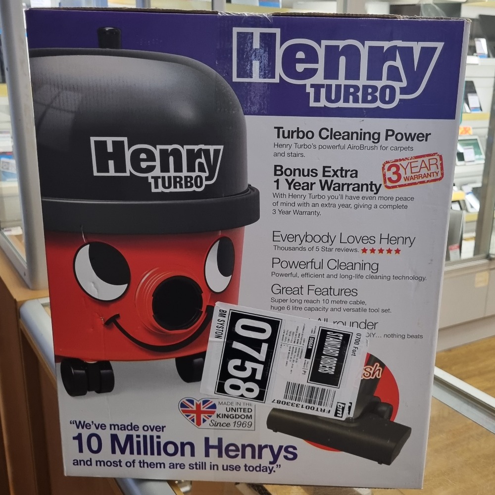 Pre-owned Henry Hoover Henry Turbo AiroBrush Head Vacuum Cleaner - Own4Less